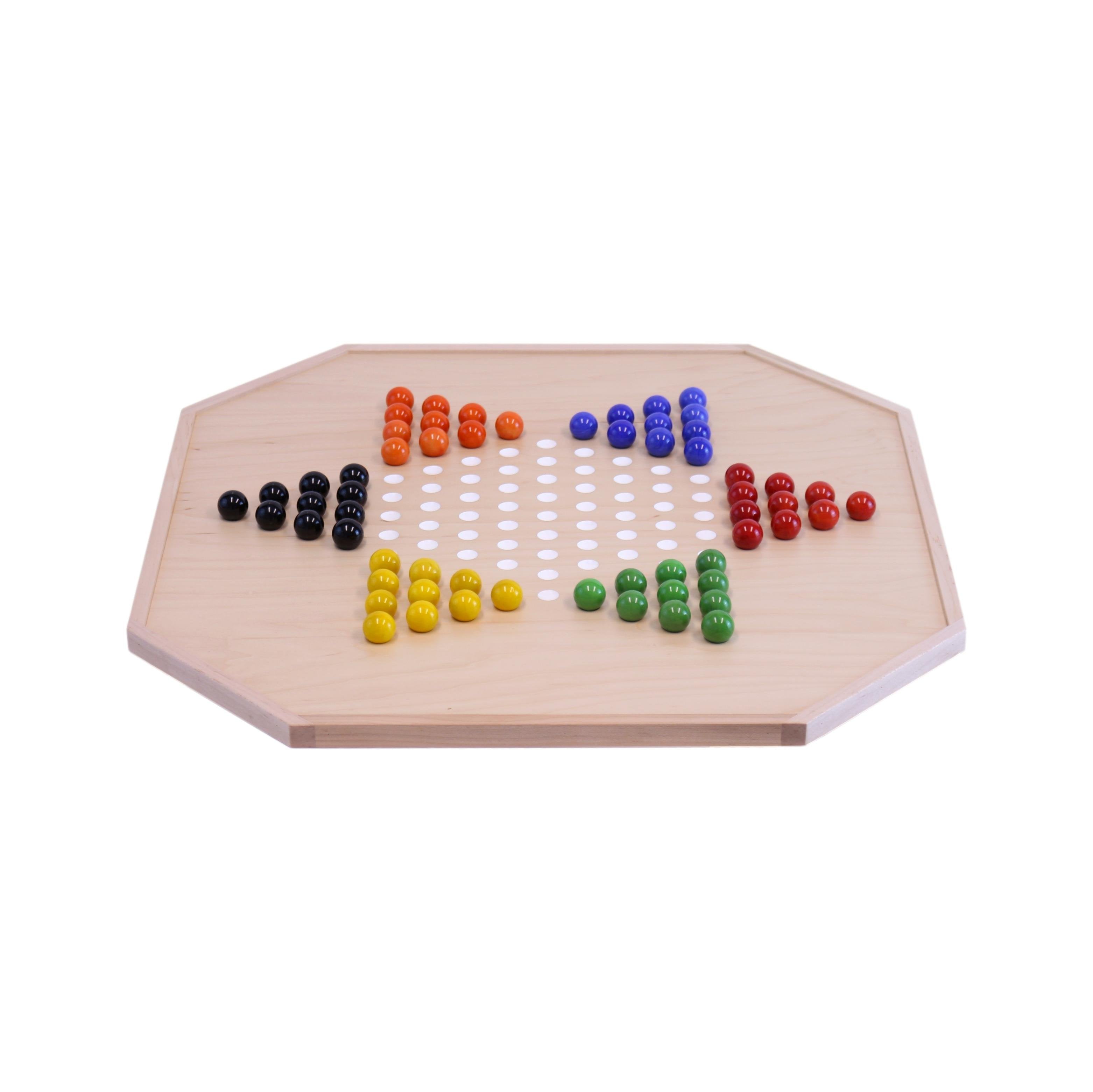 Aggravation and Chinese Checkers Combo Game Board Set - 25" Wide - Map