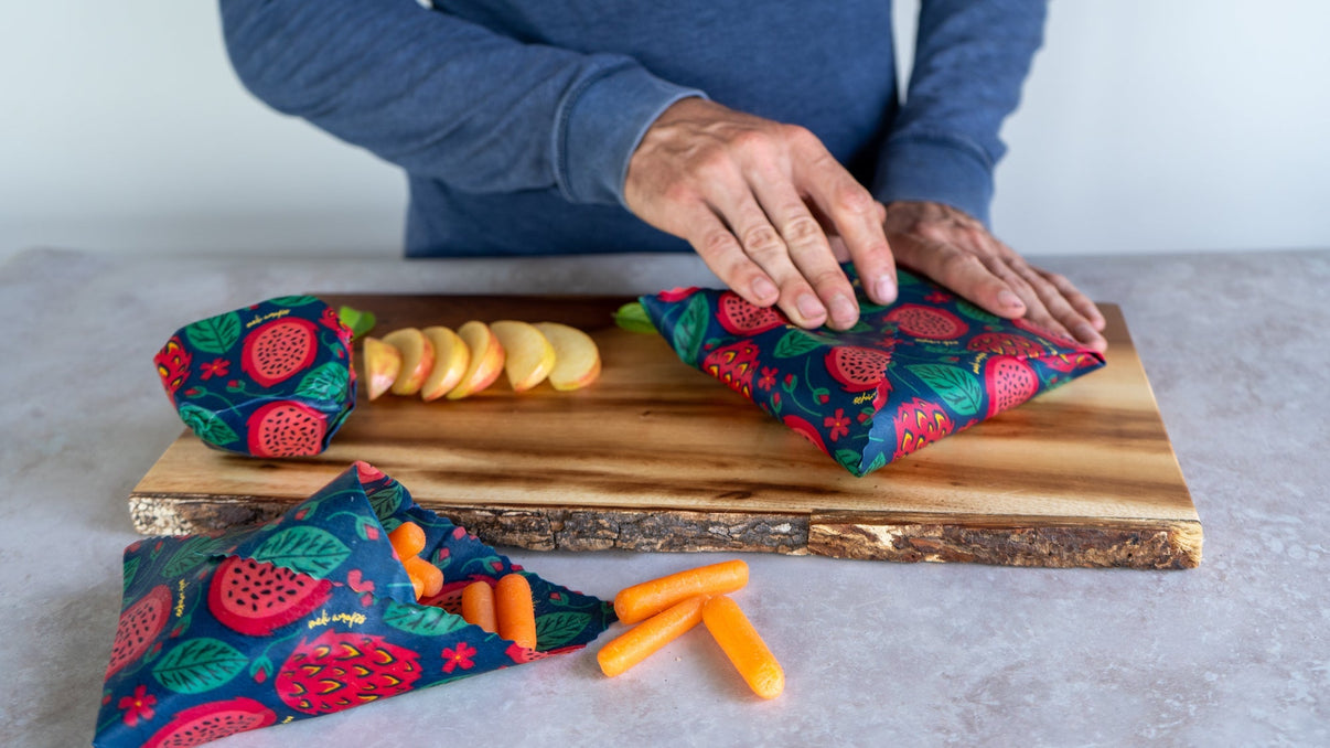 Beeswax Wrap Variety Pack - Fruit Print - Blessings Grow Meadows - Meli ...